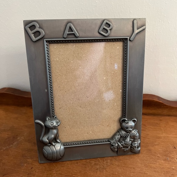 Accents | Vintage Baby Pewter Silver Frame | Poshmark